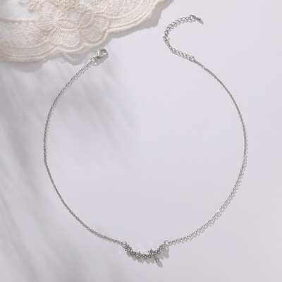 精致亮钻星星项链女款