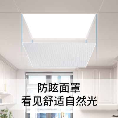 集成吊顶led灯30x60厨卫生间吸顶灯面板灯天花嵌入式铝扣板平板灯