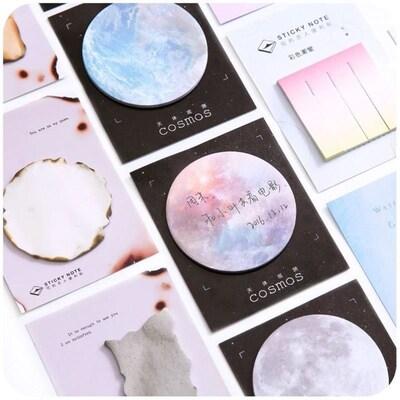Silently love lcute little fresh sticky notes Korean creativ