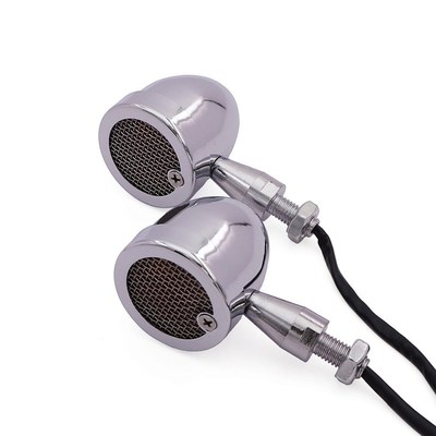 力帆V16复古太子车摩托车改装前LED雾灯辅助灯担灯射灯转向灯总成