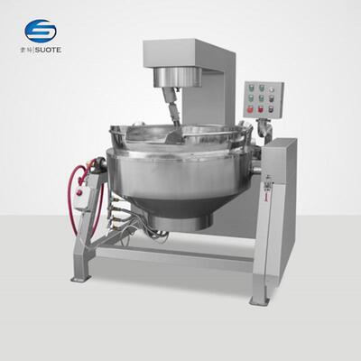 牛肉辣椒搅拌炒菜炒料酱熬制锅 不糊锅 全自动行星搅拌锅索特炒锅