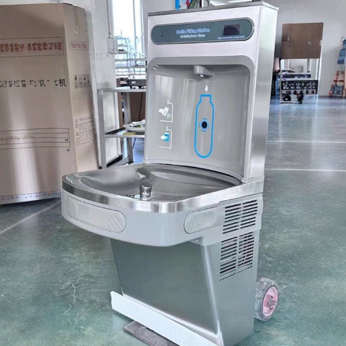 不锈钢公共饮水台 户外净水器直饮露天公园室外喷泉洗手饮水机