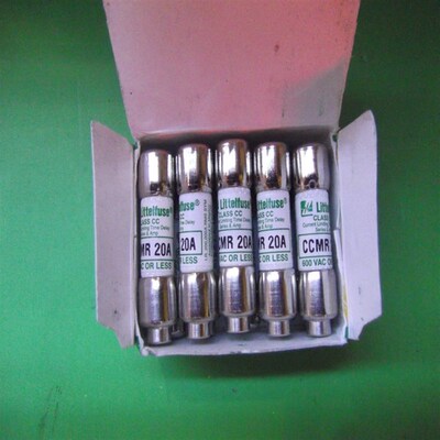 CCMR 20美国力特Time-Delay延时熔断器/保险丝20A600V10*38mm正品