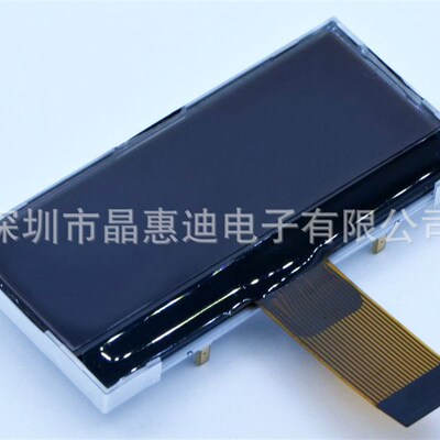19264/液晶模块/LCM/点阵/2.2寸/负显/黑底白字/COG/FSTN/显示屏