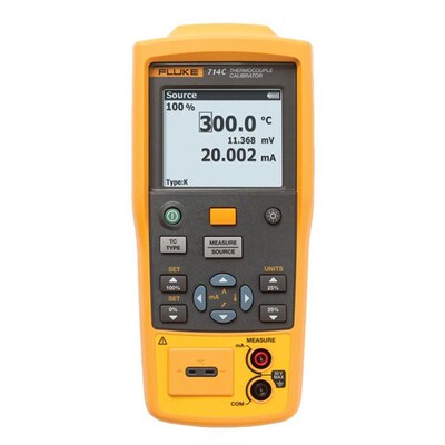 FLUKE/福禄克714C热电偶温度校准仪校准器 F714C温度信号发生器