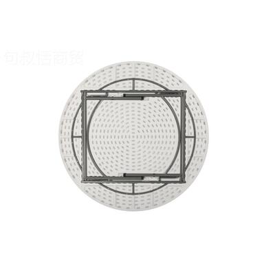 仿可折叠木纹圆餐桌折b叠桌子塑料桌子Foldin桌g RB-72Rtale