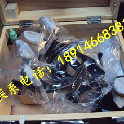 船用 全新带灯木盒六分仪 航海六分仪 GLH130-40 全新 全铜六分仪
