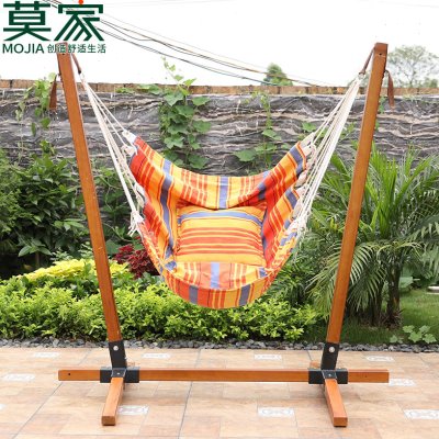 莫家户外创意秋千休闲躺床庭院花园吊椅懒人摇椅阳台躺椅实木秋千