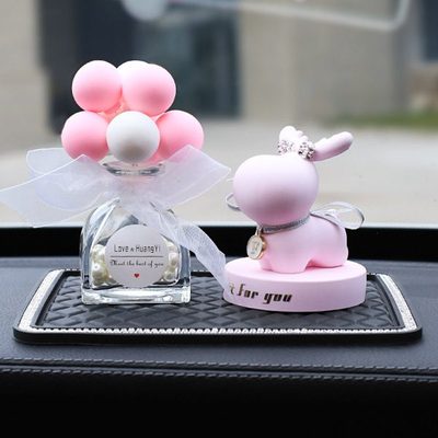 汽车装饰女神款可爱小鹿网红车内饰品摆件车载香薰装饰品创意车饰