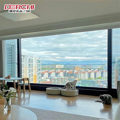 德技优品爱尔兰106断桥铝窗纱一体平开窗家用居然之家
