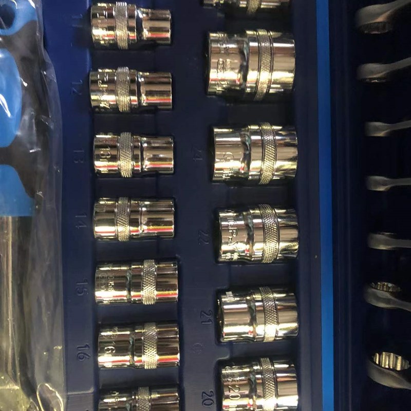 太平洋37件套32件汽修工具套装套筒大飞棘轮扳手组合修车工具箱用