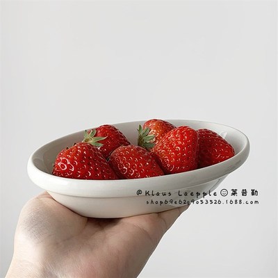 TUXTON德士敦耐高温陶瓷餐碗盘西餐厅烤箱蔬菜沙拉椭圆烤