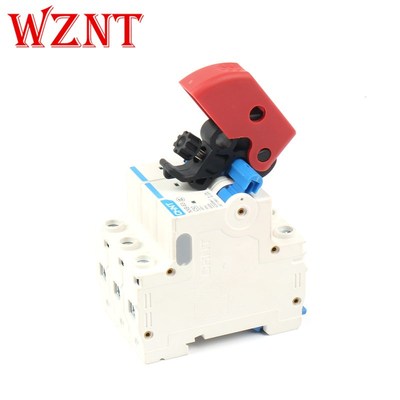 WZNT微型断路器锁安全锁具短路开关mcb锁电器S2394空开NTL01-6
