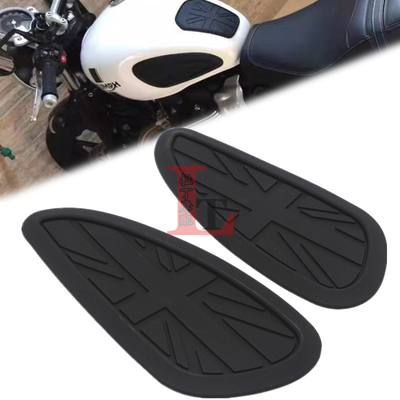 适用凯旋Street Scrambler 1200 XC改装复古防滑油箱贴纸隔热贴花