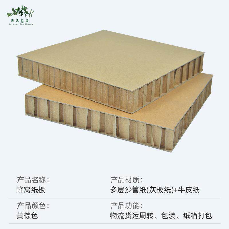 可定 制物流包装蜂窝内衬缓垫地面保护板蜂窝纸板加厚加强包装板