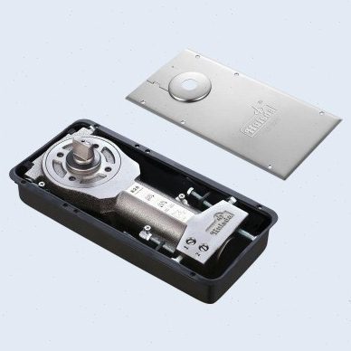 辉士达中国大陆广东省力度818原装玻璃门 有框门地弹簧可调 铸铁