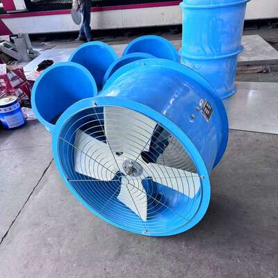 玻璃钢防腐轴流风机 FT35-11-5.6  10739m3/h  0.75kw   177pa