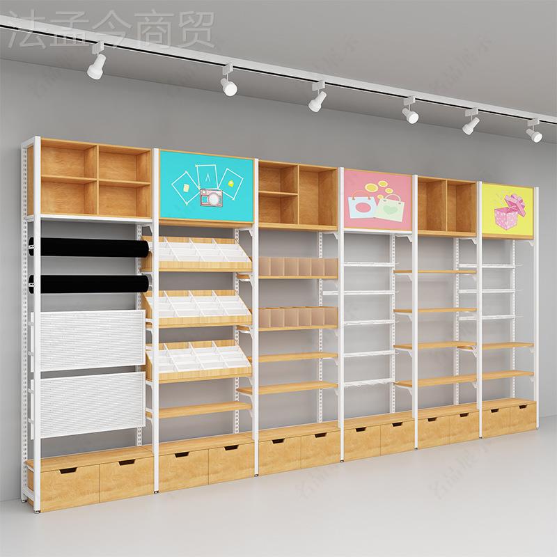 名创TTF款货架展示架店精品品店展柜优品陈列挂钩钢木文饰具铺架