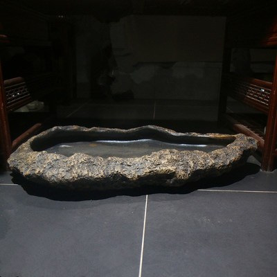 紫砂花盆陶瓷盆景盆异形创意树根提跟浅盆水盆无孔假山盆觅陶乡