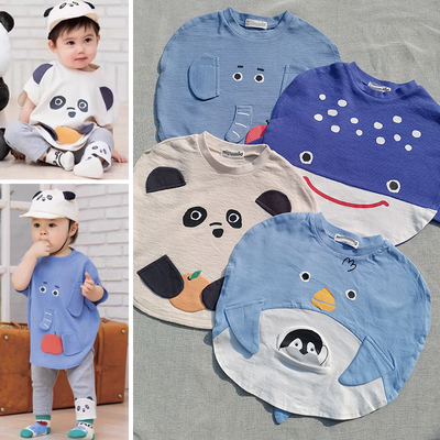 超可爱3样包邮日单mimo饭团男童女童夏季全棉上衣卡通造型蛋蛋服