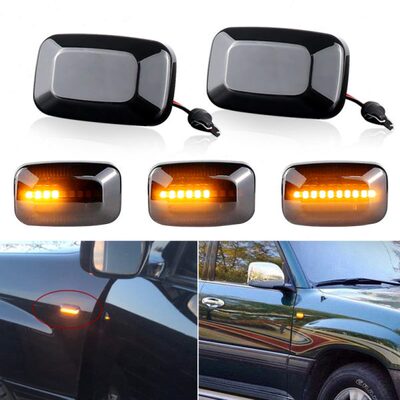 适用陆地巡洋舰LC95/80/90 LC100 3400 45004700改装叶子板转向灯