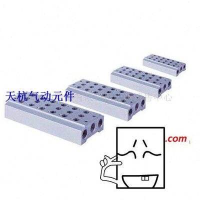 电磁阀底座4V410-15汇流板400M-1F汇流板1位连接板