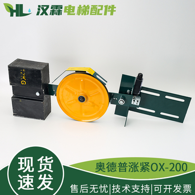 原装奥德普电梯底坑涨紧装置OX-200 300A限速器涨紧轮摆杆配件
