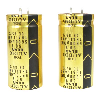 ELNA 5600UF50V原装全新FOR AUDIO滤波电容可代6800UF直径2245
