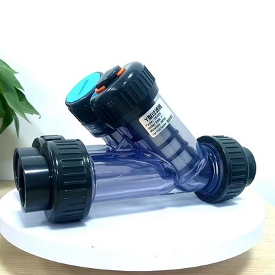 UPVC过滤器 286型Y型过滤器 塑料过滤器 管道过滤器DN15/20/25/32