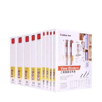 甄选齐心A0215A0234A0211易展示美式三面插袋A4文件夹 二孔三孔四