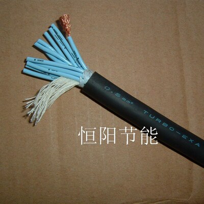 日本TEIKOKU进口12芯0.5平方电缆线拖链机械手电源线耐曲耐油高柔