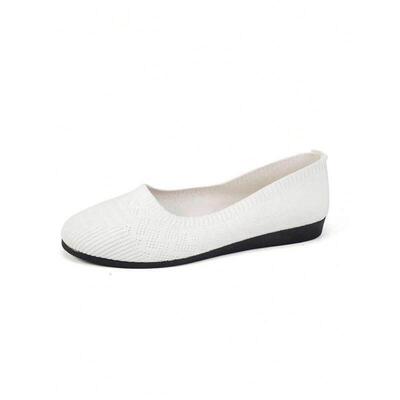 跨境Round toed summer breathable low top women's flat shoes