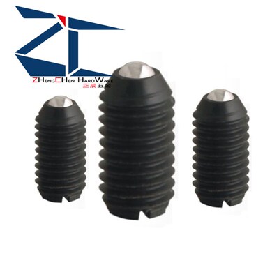 ZC109-1聚缩醛黑色球头柱塞 塑胶壳波珠丝 尼龙定位珠BSMN4-M12