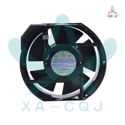 三巨SJ1725HA2BT 17251 220V 0.28A滚珠插片式 电箱 设备散热风扇