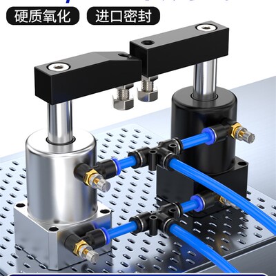 ACK90度180度气压转角气缸SRC旋转下压夹紧活塞缸配件25-32-40-50