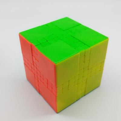 方是 大混元一号魔方 Master Mixup cube 实色彩色无贴纸高难益智