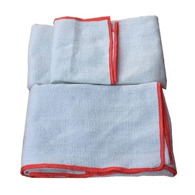 厂家供应陶瓷纤维灭火毯玻璃纤维高温防火毯阻燃隔热逃生毯防火毯