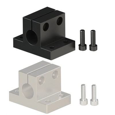 底座用导向轴支座支架CLTB/CLTAM/CLTBM加厚侧面安装型侧固定支座