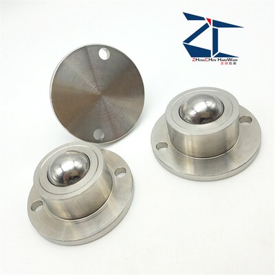 (ZC407-1)万向钢珠牛眼轮  法兰型钢珠滚轮 BCHF27 30 39 48