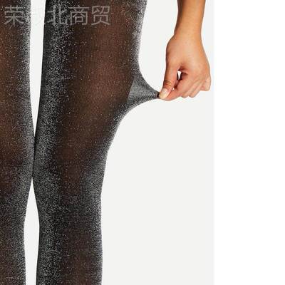 葱日韩版银亮丝超薄袜袜春秋性感防ZDA丝勾丝袜连裤 微透肉8003