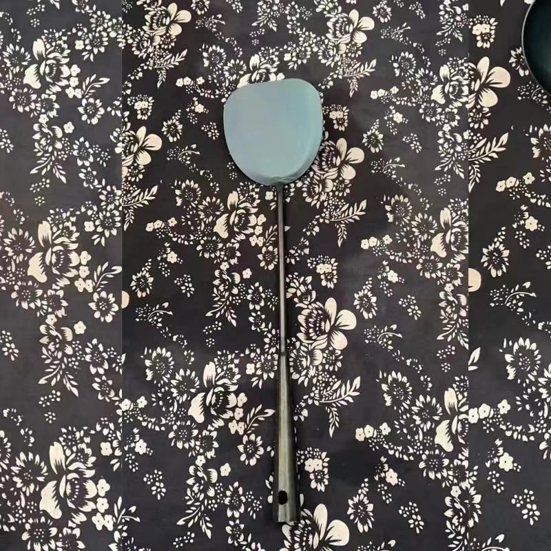 章丘铁锅铲铁勺家用炒菜烹饪套装不粘锅厨房全套铁柄炒铲汤勺子
