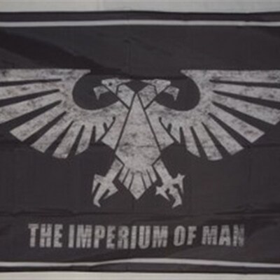 4号 四号 人类帝国旗帜 Imperium Of Man Flag 90*150 cm 3*5 FT