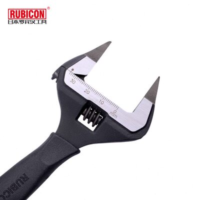 甄选RUBICON罗宾汉RBV006T大口超薄活动扳手 水暖专用短柄大开口