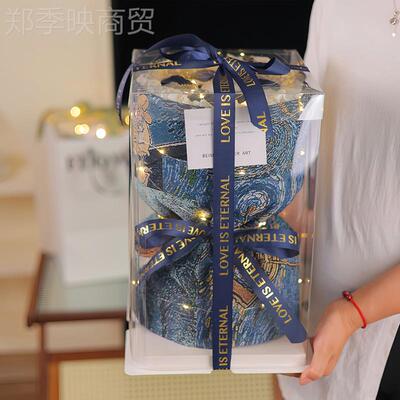 k男生生日t物实用仪式感袜子花纪束礼FXO盒送男友老公念日情礼人