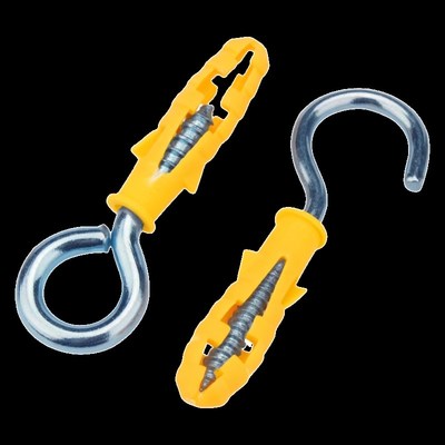 手拧挂钩自攻螺丝羊眼圆环问号灯钩螺钉O型自攻钉子吊环膨胀螺丝