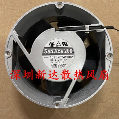 109E2024S002 109E2024S001 DC24V1.9A原装日本三洋SANYO进口风扇