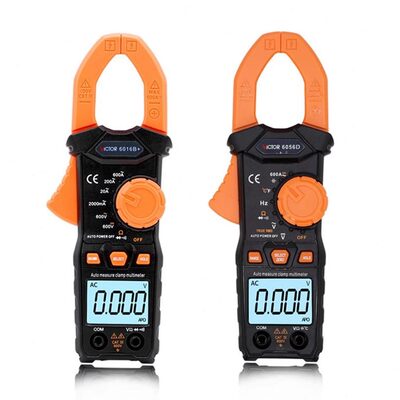 甄选胜利钳形表VC6056B 6056C+ 6056A+6056D 6016C交直流钳型万用