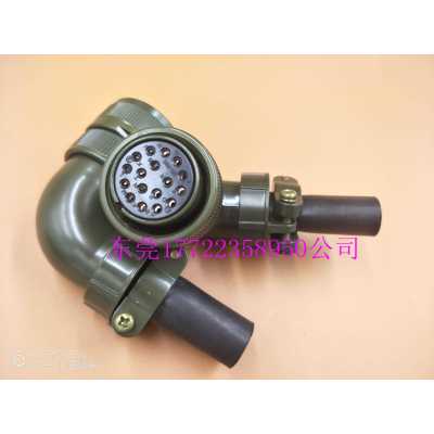 台达伺服电机307252109B弯头侧编码器接头17针MS3108B 20-29S