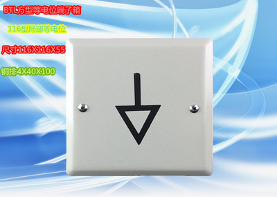 BTL方型等电位端子箱/116型局部等电位/防雷箱避雷测试点接地盒B