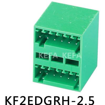 插拔式PCB接线端子2EDGRH/VH-2.5(2x2-2x20P)双层针座 小间距